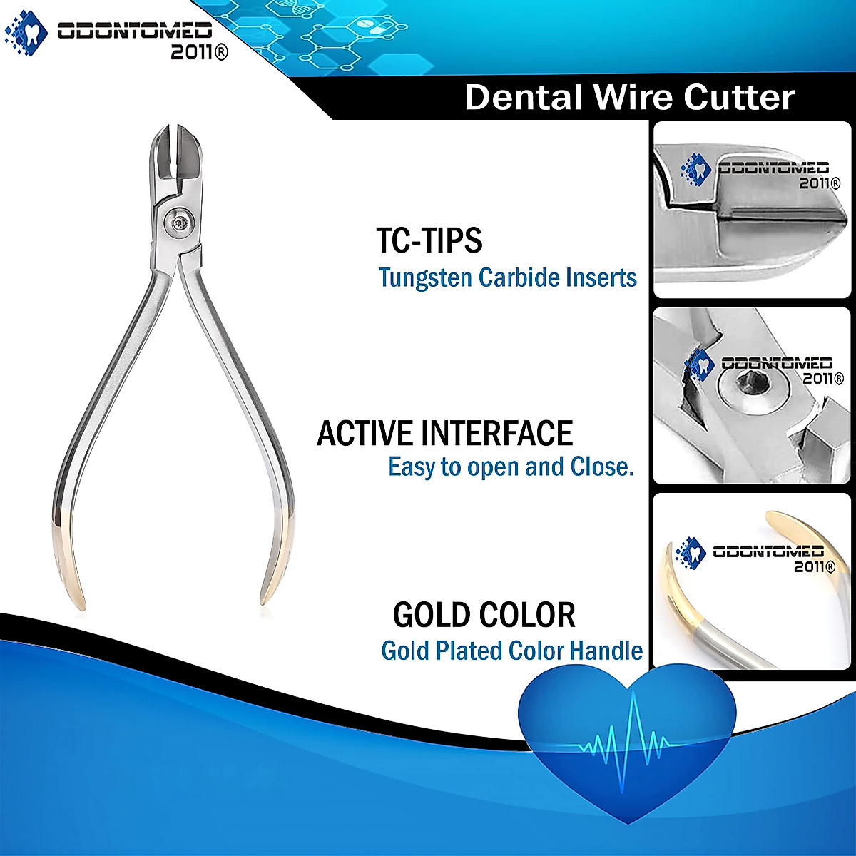 OdontoMed2011 TC Hard Wire Cutter Orthodontic Tungsten Carbide Stainless Steel Dental Instruments T/C Tungsten Carbide Inserts