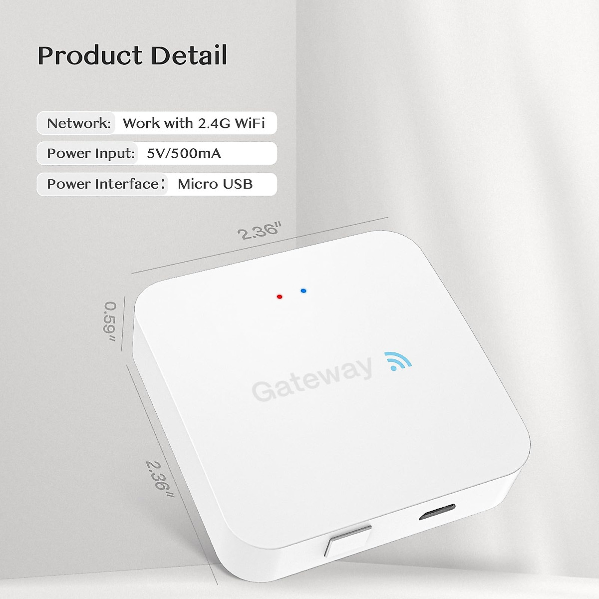 Smart Lock with WIFI Gateway (Included), Remote Control Anywhere,Voice Control Compatible with Alexa and Google Home