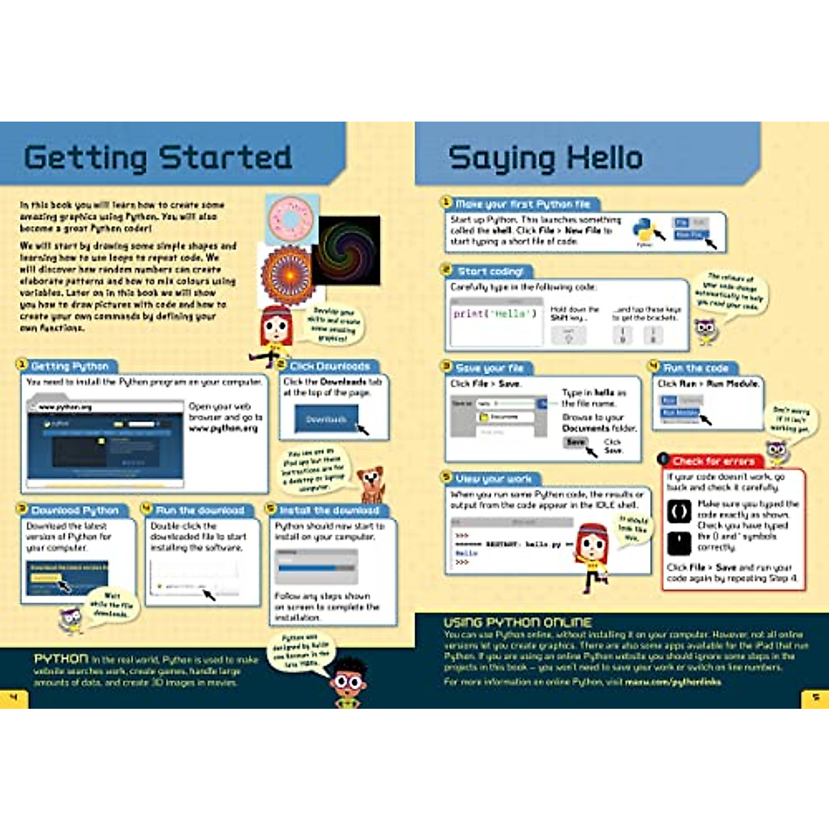 Coding with Python - Create Amazing Graphics: The QuestKids children's series (In Easy Steps - The QuestKids)
