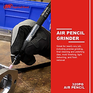 Ingersoll Rand 320PG - Air Pencil Grinder, 1/8" Collet, Burr, 60,000 RPM, Inline, Rear Exhaust