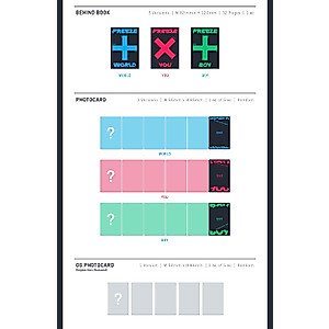 BIGHIT Ent. TXT - Chaos Chapter : Freeze Album+Extra Photocards Set (World+You+BOY ver. Set)