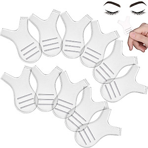 60 Pieces Y Comb Eyelash Lift Brush Eyelash Perming Brush Makeup Beauty Tool Supplies for Lash Grafting Extension