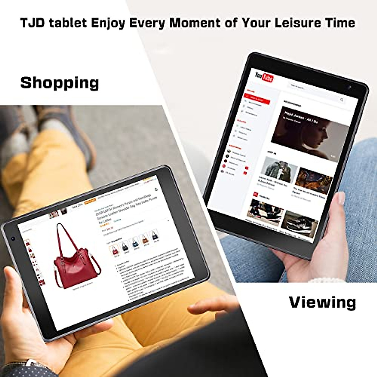 Android 12 Tablet 7.5 inch, Tablets Computer 64GB Storage 512GB Expandable, Quad-Core Processor, PS FHD 1440x1080 Resolution Display, Google GMS Certified Smart Tablet/WiFi/Bluetooth 5.0