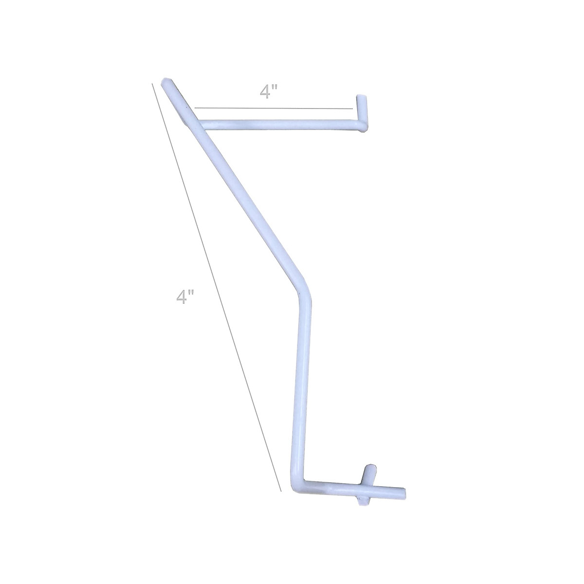 FixtureDisplays® White Metal Left Half Pocket Accessories for Greeting Card Post Card Calendars Magazine Display Rack 11607L-WHITE-SNL Listing