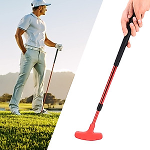 Golfball Putter 2 Section Retractable Adjustable Golfball Training Putters Practicing Equipment for Kids Adults