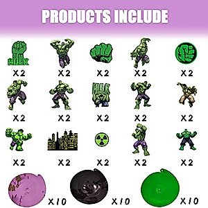 30 PCS Green Hero Party Hanging Swirl Decoration ,Heroes Theme Green Hero Hanging Swirl Foil Decorations Birthday Party Supplies