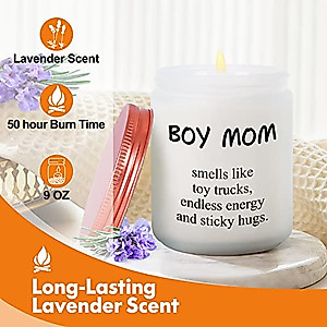 Gifts for Mom, Birthday Gifts for Mom from Daughters or Son, Funny Christmas Gifts for Mom Who Have Everything, Mother's Day Gifts, Christmas Present, Lavender Scented Candles(9oz,White)