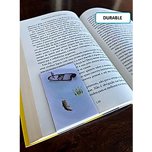 Magnetic Bookmarks - Largemouth Bass - Magnet Page Clips Set of 3 - Fish Lovers Gifts - Book Markers - Gift for Fisherman - Unique Fishing Gift