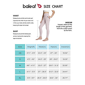 BALEAF Youth Girls Fleece Lined Leggings Winter Warm High Waisted Kids Athletic Pants Hiking Running Yoga Light Purple M