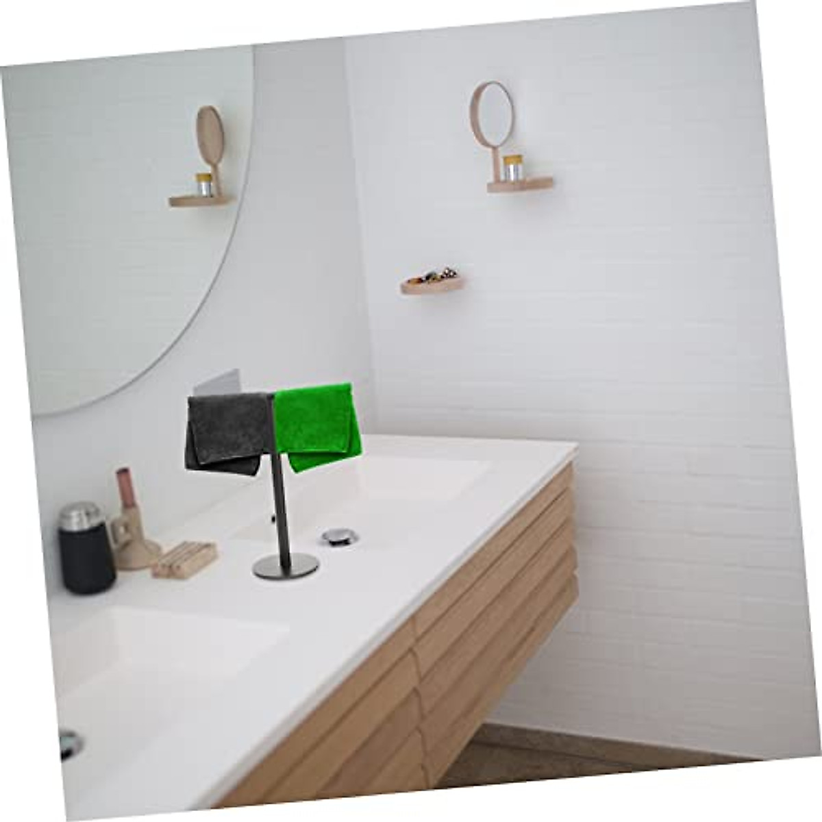 3pcs Vertical Towel Rack Standing Towel Holder Towel Holder Stand Bathroom Towel Holder Countertop Towel Rack Towel Storage Holder Standing Towel Rack Towel Stand Hand Towel Holder