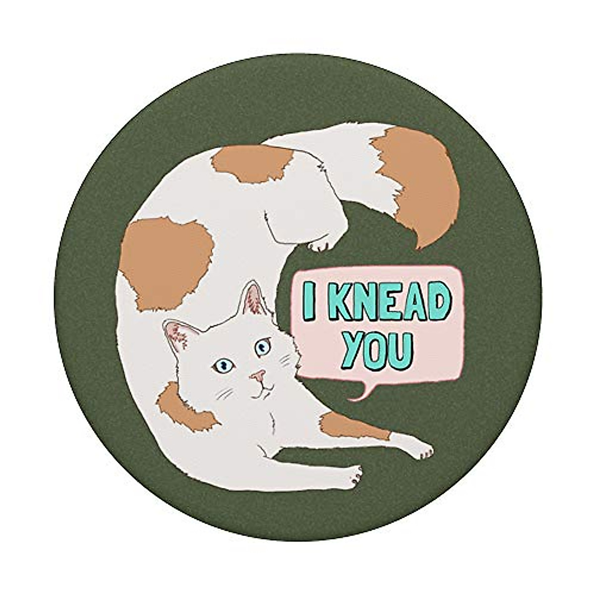 Lost Gods Cat I Knead You PopSockets Stand for Smartphones and Tablets PopSockets PopGrip: Swappable Grip for Phones & Tablets