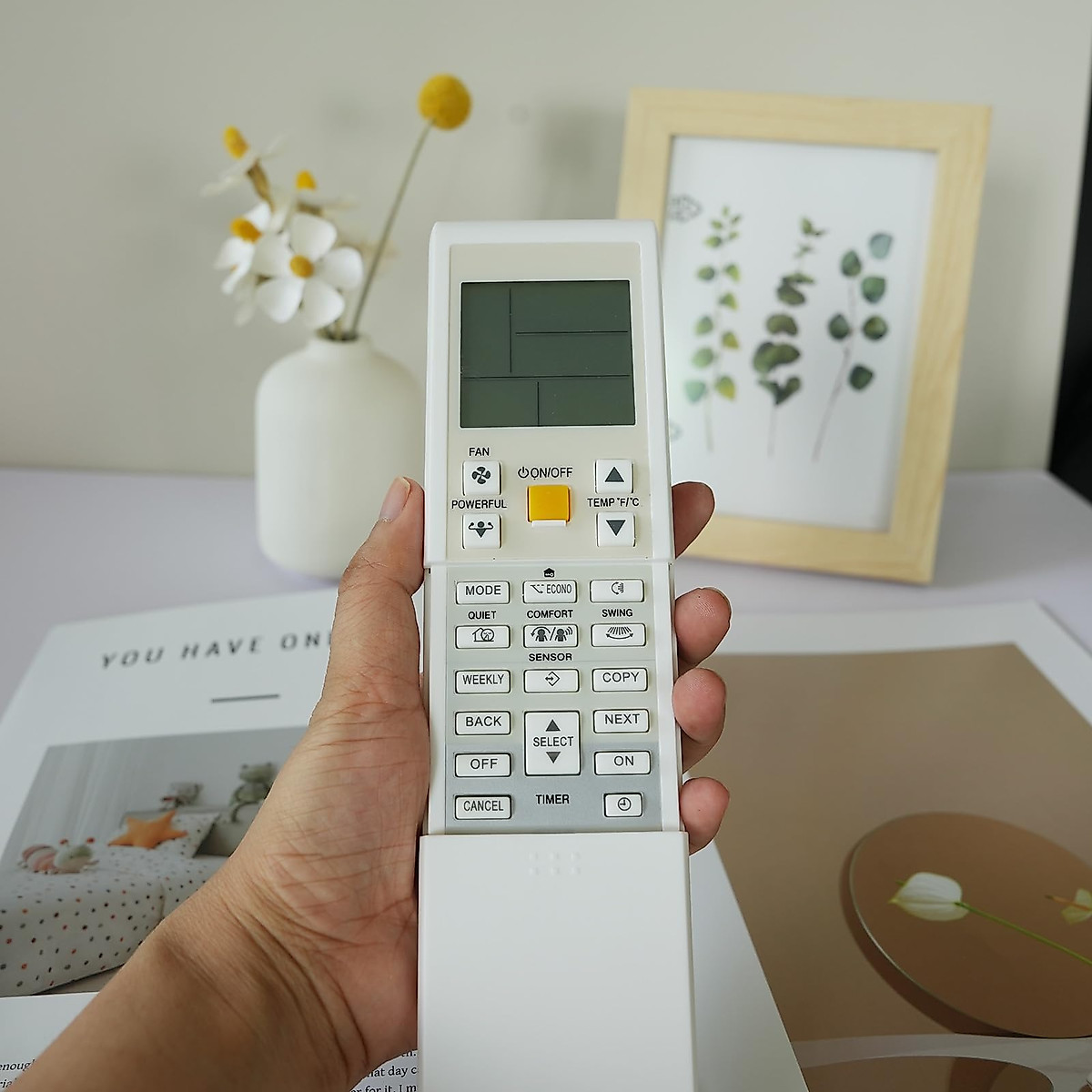 Universal Replacement Remote Control Compatible for Daikin ARC452A8 ARC452A9 ARC452A10 ARC452A11 ARC452A12 ARC452A13 ARC452A14 Air Conditioner