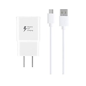 Samsung Charger Fast Charging with USB Type C Cable for Samsung Galaxy S10/S10e/S10 Plus/S9/S9 Plus/S8/S8 Plus/Note 8/Note 9/Note 10/Note 20/A03s/A13/A20/A30/A31/A32/A50/A51/A52/A53/S20/S21/S22 Ultra