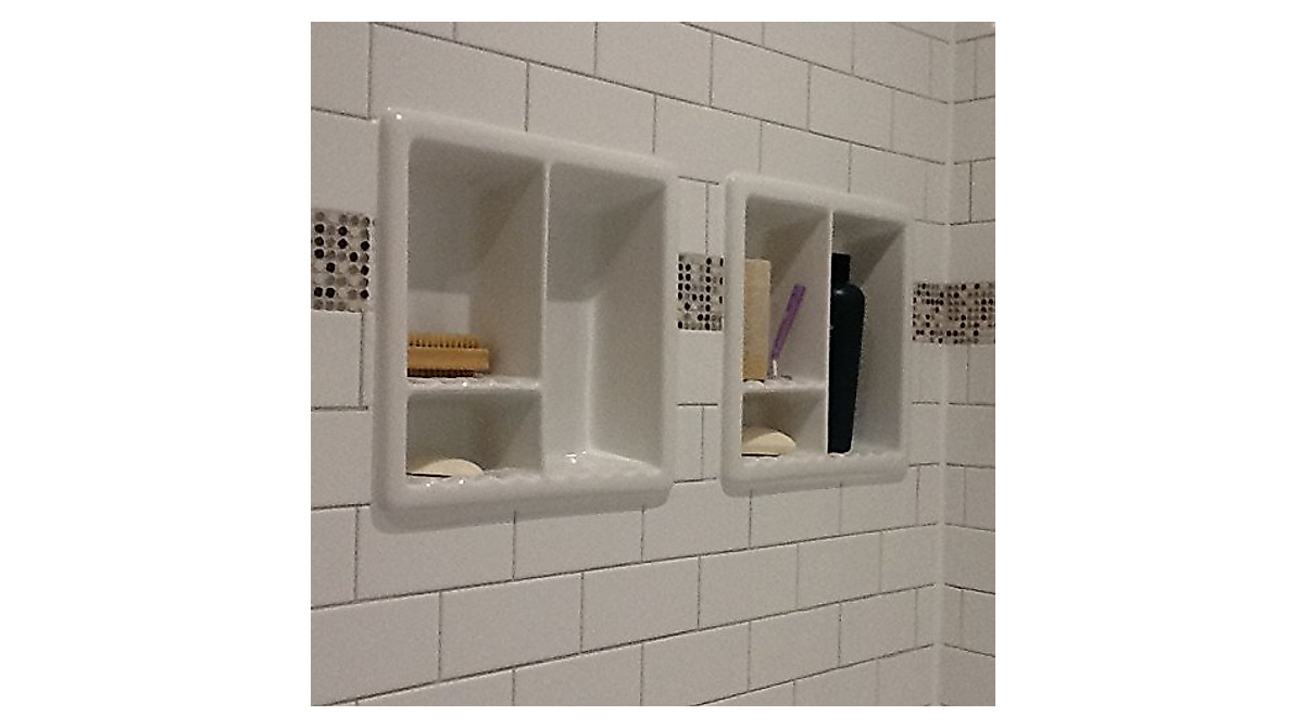 Ceramic Shower Niche | Easy Install & Clean | USA Made