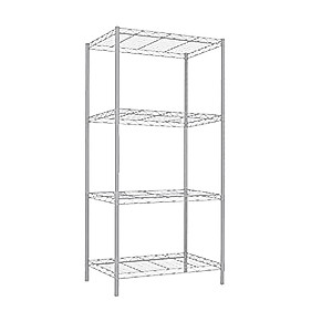 Home Basics Wire Shelf, White