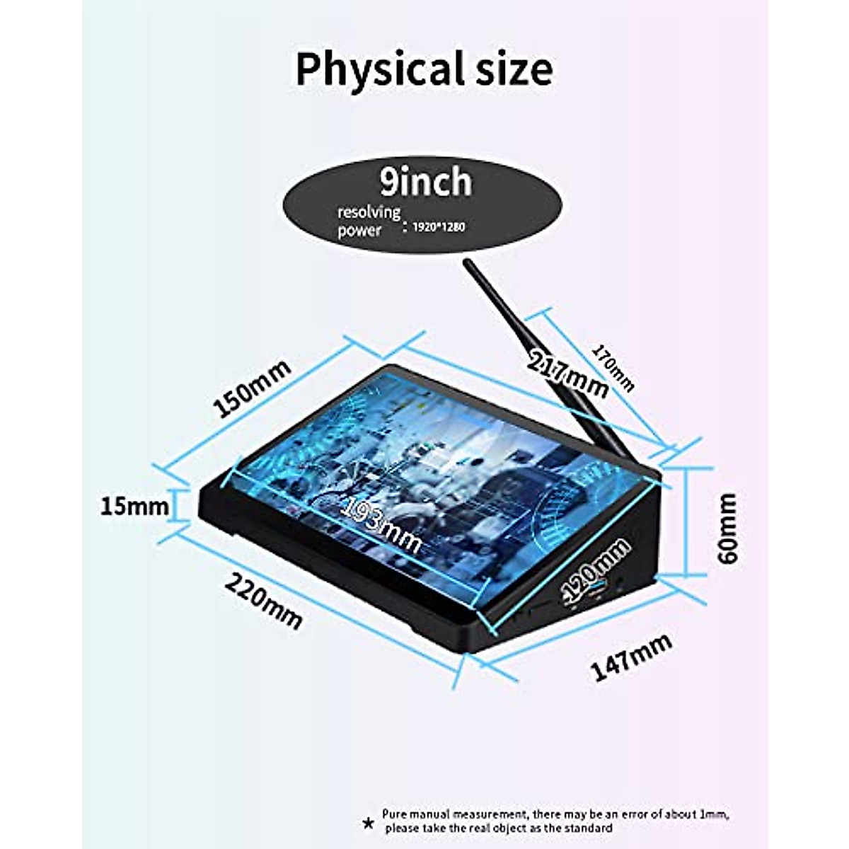 PIPO X9S Mini PC IntelCeleron N4020 9.0 inch 1920 * 1200 Win10 Tablet PC 3G 64GBT RJ45 PIPO X9S