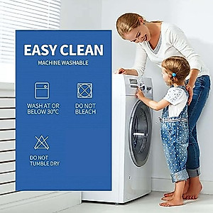 KOFOT Recliner Armrest Cover, 3 Pieces Armrest Cover with Side Pocket Recliner Chair Arm Covers Quilted Headrest Cover Furniture Protector -H