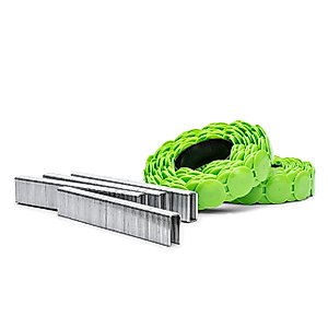 Cap Staples, 7/8" StaplePac, 1" Caps, 7/16" Crown Staples 18ga (2000 ct) for use with CS150B Pneumatic Cap Stapler, STINGER 0136044