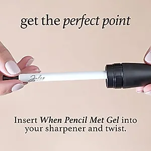 Julep When Pencil Met Gel Sharpenable Multi-Use Longwear Eyeliner Pencil - Chocolate Brown Shimmer - Transfer-Proof - High Performance Liner