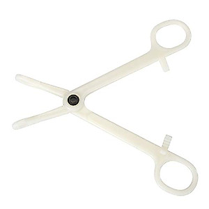 Disposable Piercing Clamps Set,10pcs Disposable Slotted Navel Forceps Clamp Triangle Open Plier Ear Nose Piercing Tools