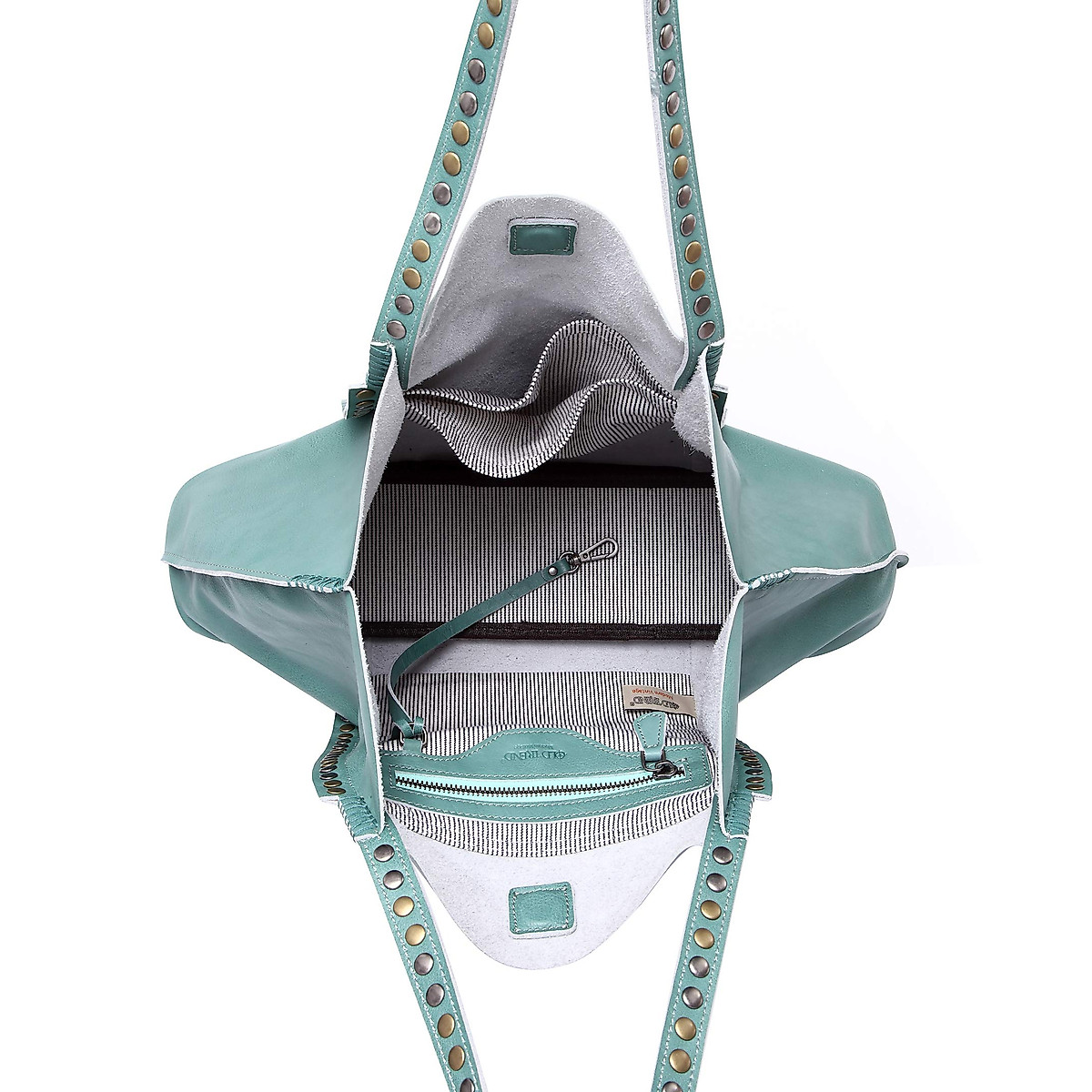 OLD TREND Genuine Leather Birch Tote Bag (Mint)