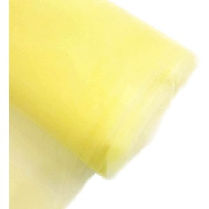 Premium Tulle Fabric by Bolt 54" x 40 Yards Decoration DIY Wedding Bridal Party (Yellow)