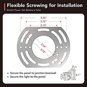 OREiN Led Flood Light Outdoor Motion Sensor, 450° Wide Adjustable 12W(150W Equiv) 5000K Security Lights with 3 Modes, IP65 Waterproof Motion Detector Light for Outside, Garage Patio House（Black）