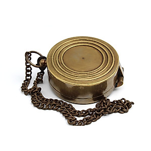 Second Star to The Right J. M. Barrie, Peter Pan Engraved Brass Compass for Anniversary, Birthday, Graduation Day, Confirmation Gift, Valentine Gift Parting Gift with Wooden Case.