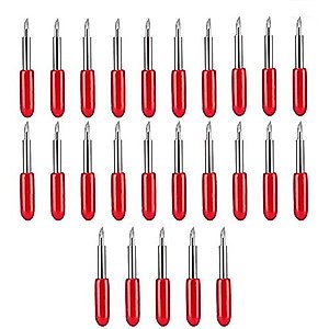 Latwne 25Pcs 45 Degree for Cutting Plotter Vinyl Cutter Knife Blade Blade High Hardness Tungsten Carbide Machine Tool