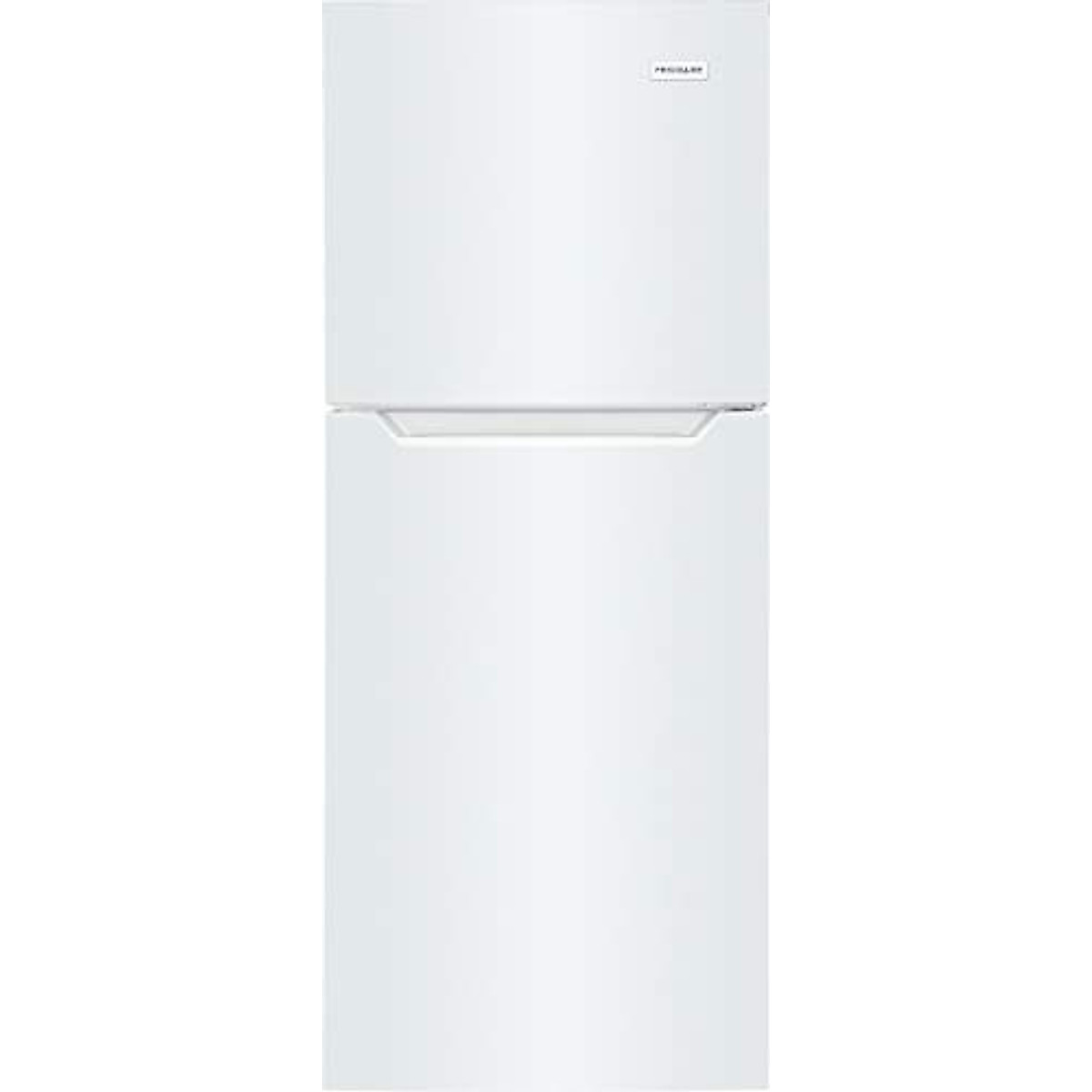 Frigidaire 10.1 Cu. Ft. Compact ADA Top Freezer Refrigerator in White with Electronic Control Panel, Reversible Door Swing, ENERGY STAR