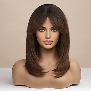 HAIRCUBE Layered Wigs for Women Synthetic Wig