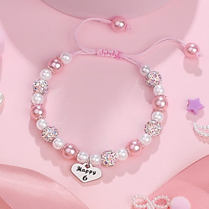 JoycuFF Birthday Gifts for Girls 11 Year Old Girl Birthday Gift Ideas Birthday Gift for 11 Year Old Girls Cute Birthday Bracelets for 7 Year Old Birthday Bracelets for Girls Age 10-12