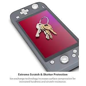 Invisible Shield ZAGG - Glass Elite+ Advanced Strength for Maximum Protection for Your Nintendo Switch, clear (200107647)