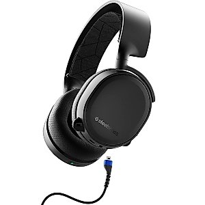 SteelSeries Arctis 3 Bluetooth - Wired Gaming Headset + Bluetooth - For Nintendo Switch, PC, PS5/PS4, Xbox Series X|S|One, VR, Android, and iOS - Black