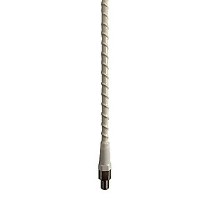 Prostick 2` Foot Fiberglass 1000 Watt - White CB Radio Antenna