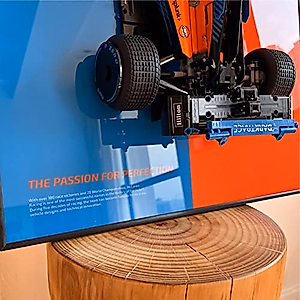 iLuane Display Wallboard for Lego McLaren Formula 1 Race Car 42141 Bundle with Lego 42083 Bugatti Chiron, Collectibles Display Wallboard for Building Blocks (Only Display Wallboard)