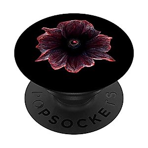 Red Space Flower With Purple - Cool Graphic Design PopSockets Swappable PopGrip