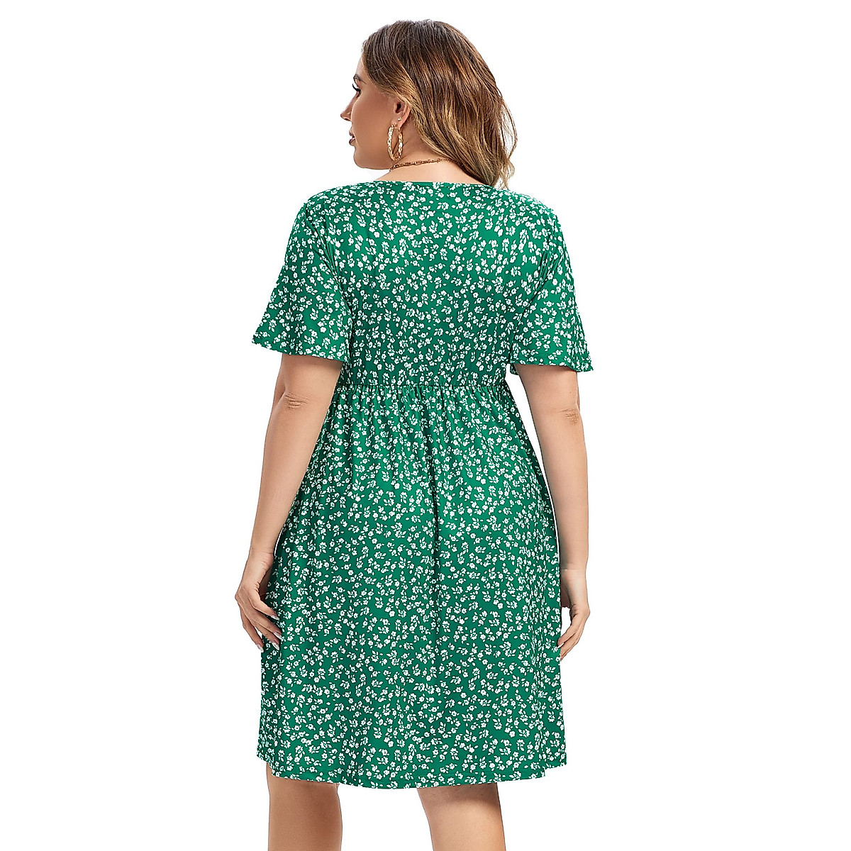 AMZ PLUS Women's Casual, greenf