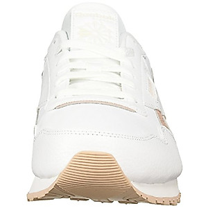 Reebok Women's Classic Harman Run Walking Shoe, White/Bare Beige/Pale, 10