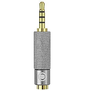 Geekria Apollo 3.5mm Balanced Male to 2.5mm Balanced Female Audio Adapter, 3.5mm (1/8inch) to 2.5mm, Male to Female Plug Adapter, Gold Plated Convert Connector Adapter
