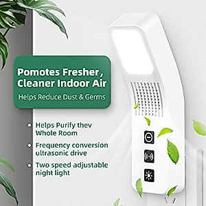 BAIRUTONG Air lonizers for Home,Bedroom Negative Ion Generator with Night Light Function,Plug in Air Fresheners for Home,Odors, Smoke|HighOutput, Quiet (3 pack)