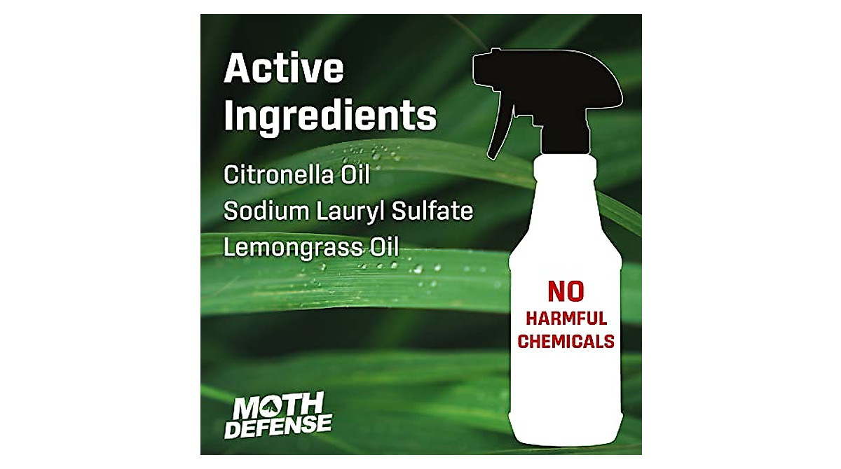Exterminator’s Choice - Moth Defense Spray - 32 Ounce - Natural, Non ...