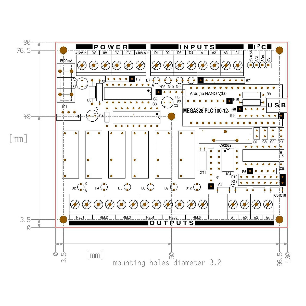 CANADUINO® PLC MEGA328 Electronics DIY Kit (100% Compatible with ...