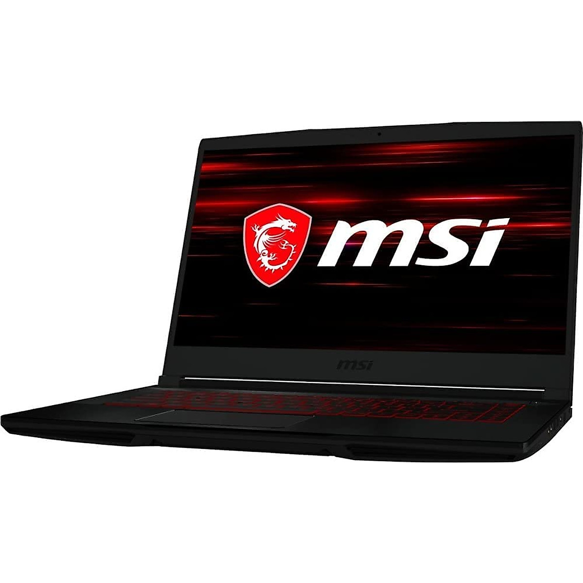 MSI Newest GF63 Thin 15.6" FHD Gaming Laptop, 10th Gen Intel 4-Core i5-10300H up to 4.5GHz(Beat i7-7920HQ), NVIDIA GTX 1650 MaxQ, 16GB DDR4, 512GB NVMe SSD, Ethernet, WiFi 6, HDMI, USB-A&C, Win10
