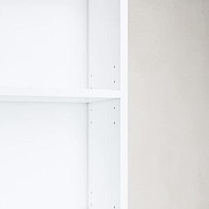 WAHEY Bookcase, 5-Tier Adjustable Open Storage Shelf Display Bookshelf, HOFB003