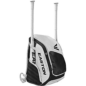 EASTON ELITE X Bat & Equipment Backpack Bag, White