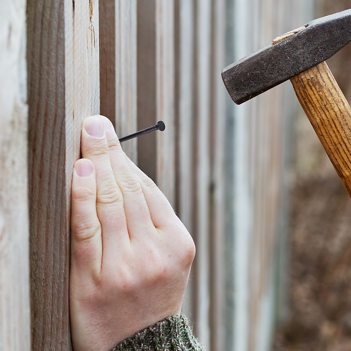 Mr. Pen- Nail Assortment Kit, 600 Pcs, 4 Sizes, Black, Small Nails, Nails for Hanging Pictures, Finishing Nails, Wall Nails for Hanging, Pin Nails, Hardware Nails, Assorted Nails, Galvanized Nails.