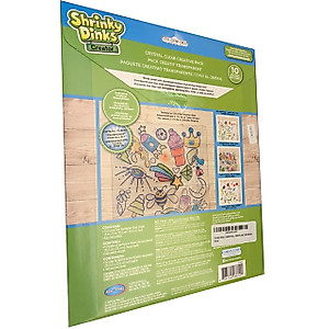 Shrinky Dinks Creative Pack 10 Sheets Crystal Clear Kids Art and Craft Activity