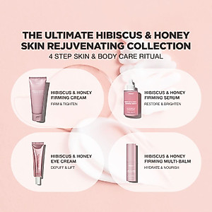 Hibiscus and Honey Firming Cream | Concentrated Complex | Lightweight Neck Firming Cream for Sensitive and All Skin Type | Formulated with Collagen Centella Asiatica, and Other Natural Ingredients |