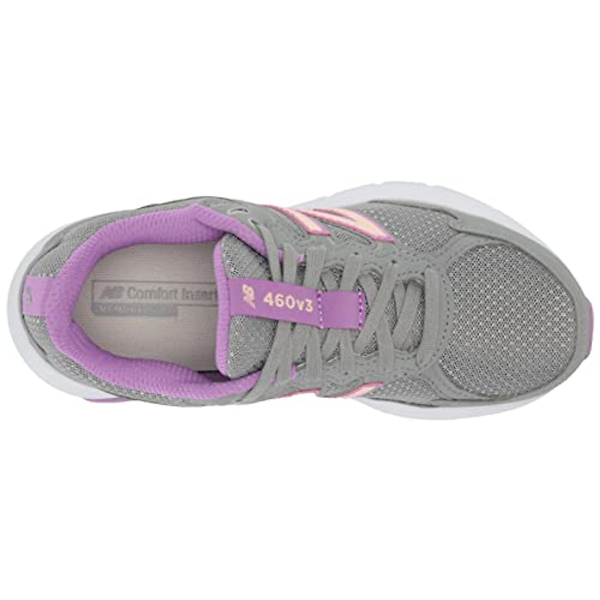 New Balance Women's 460 V3 Running Shoe, Grey/Oyster Pink, 10 Wide